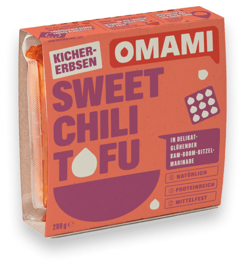 Home - omami | Tofu aus Kichererbsen mit einer Marinade zum Reinlegen